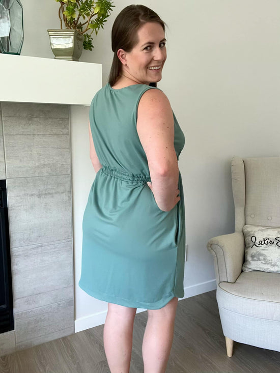 Drew Dress and Skirt Athletic tank dress PDF Sewing Pattern Print at Home Projector – Sewbexx ...